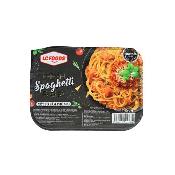 Mì spaghetti bò bằm phô mai LC Foods 270g – Thực Phẩm LC Foods